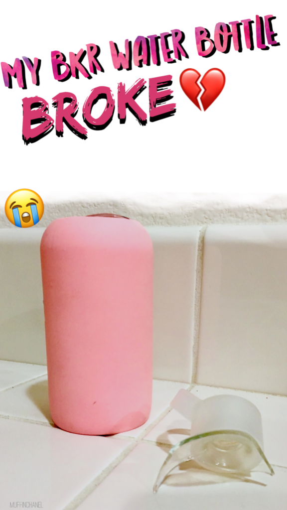 My bkr Water Bottle Broke - MuffinChanel