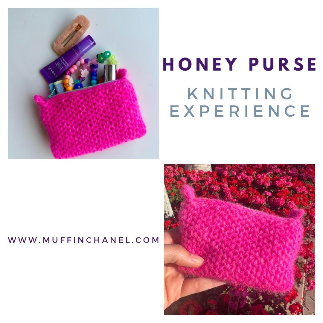 Honey Purse | Knitting Experience - MuffinChanel